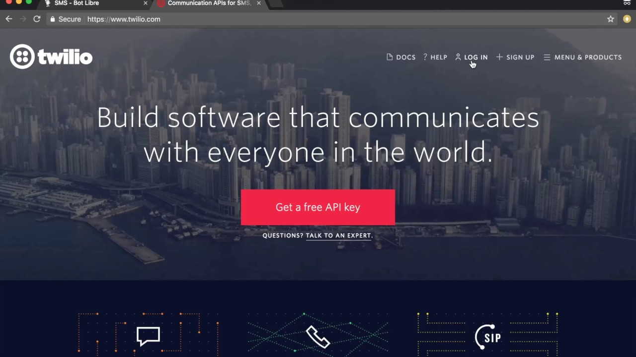 How to create a chat bot for Twilio and SMS - YouTube
