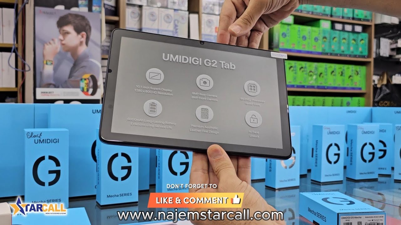 UMIDIGI G2 Tab | Up to 8GB RAM | Android 13 | 6000mAh Battery | 10.1 ...