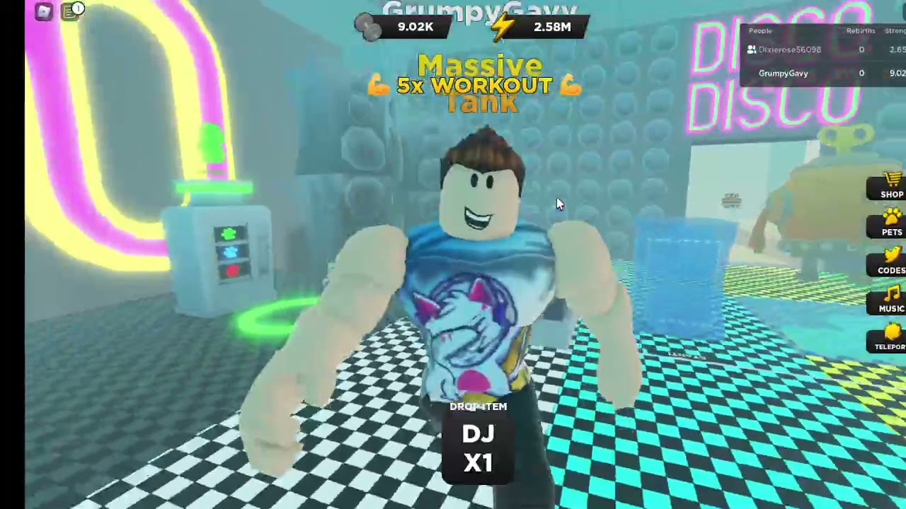 roblox strongman Simulator 1st rebirth - YouTube