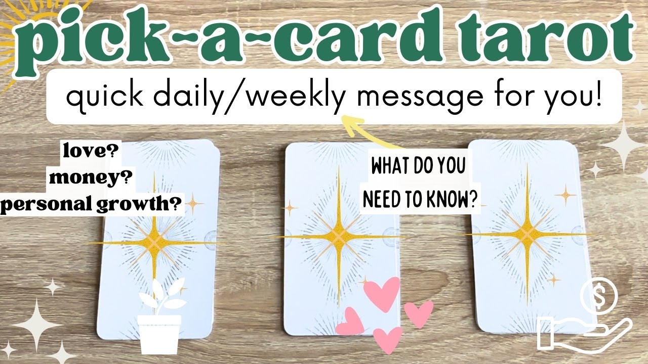 PICK-A-CARD TAROT READING: WHAT DO YOU NEED TO KNOW? 🧿 #tarotreading # ...