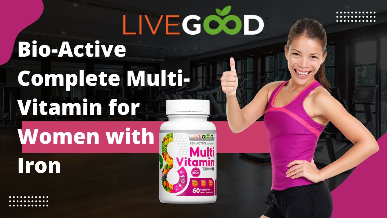 BIOACTIVE COMPLETE MULTIVITAMIN FOR WOMEN WITH IRON - YouTube