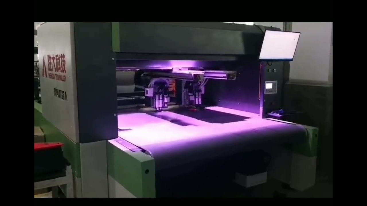 Full automatic vibrating cutting machine - YouTube