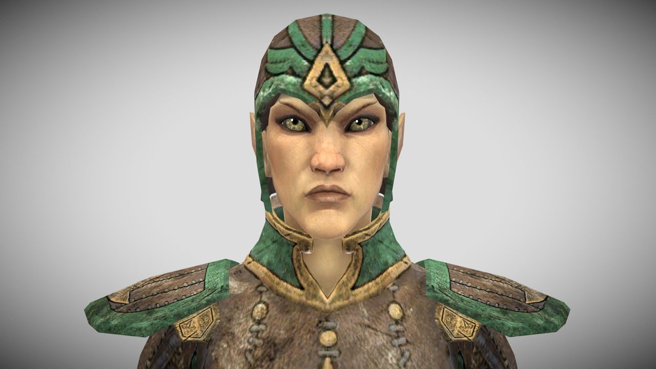 Elven Warrior (Female) ∣ ESO › Characters › Snow Elves - YouTube