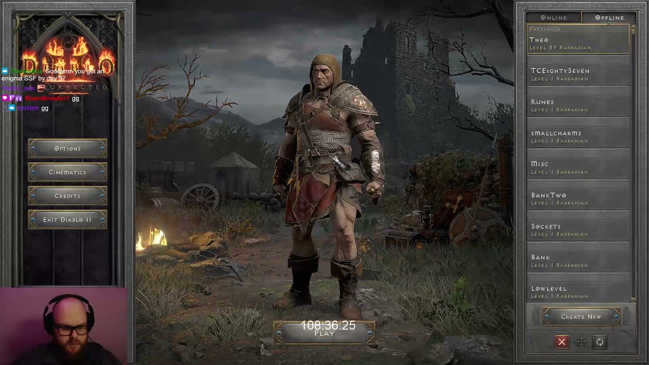 D2R Solo Self Found Holy Grail - Ber Rune #3 day9 - YouTube