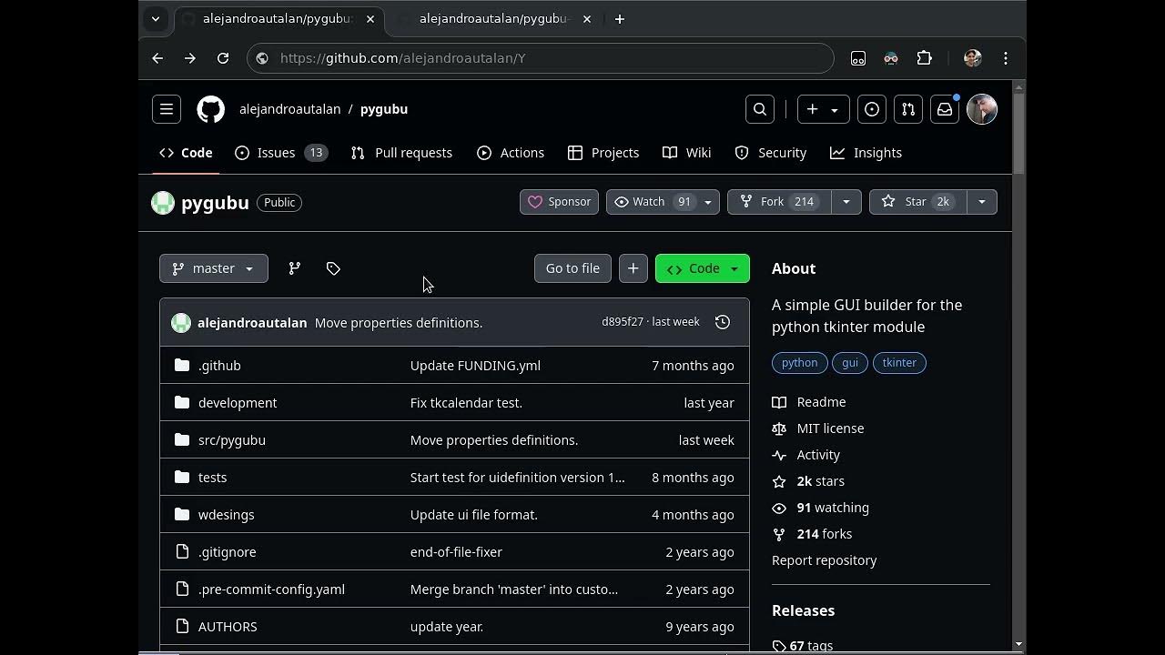 Utilizando o pygubu e pygubu-designer para criar janelas com Python - YouTube