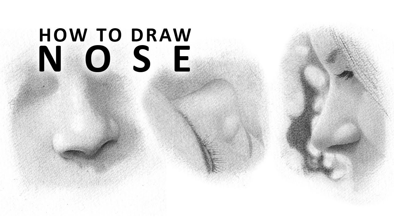 How To Draw A Nose | Exercise 03 - YouTube
