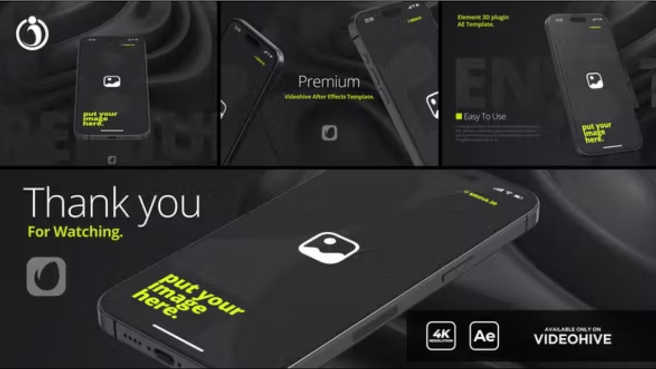 Phone App Mockup (After Effects Template) - YouTube