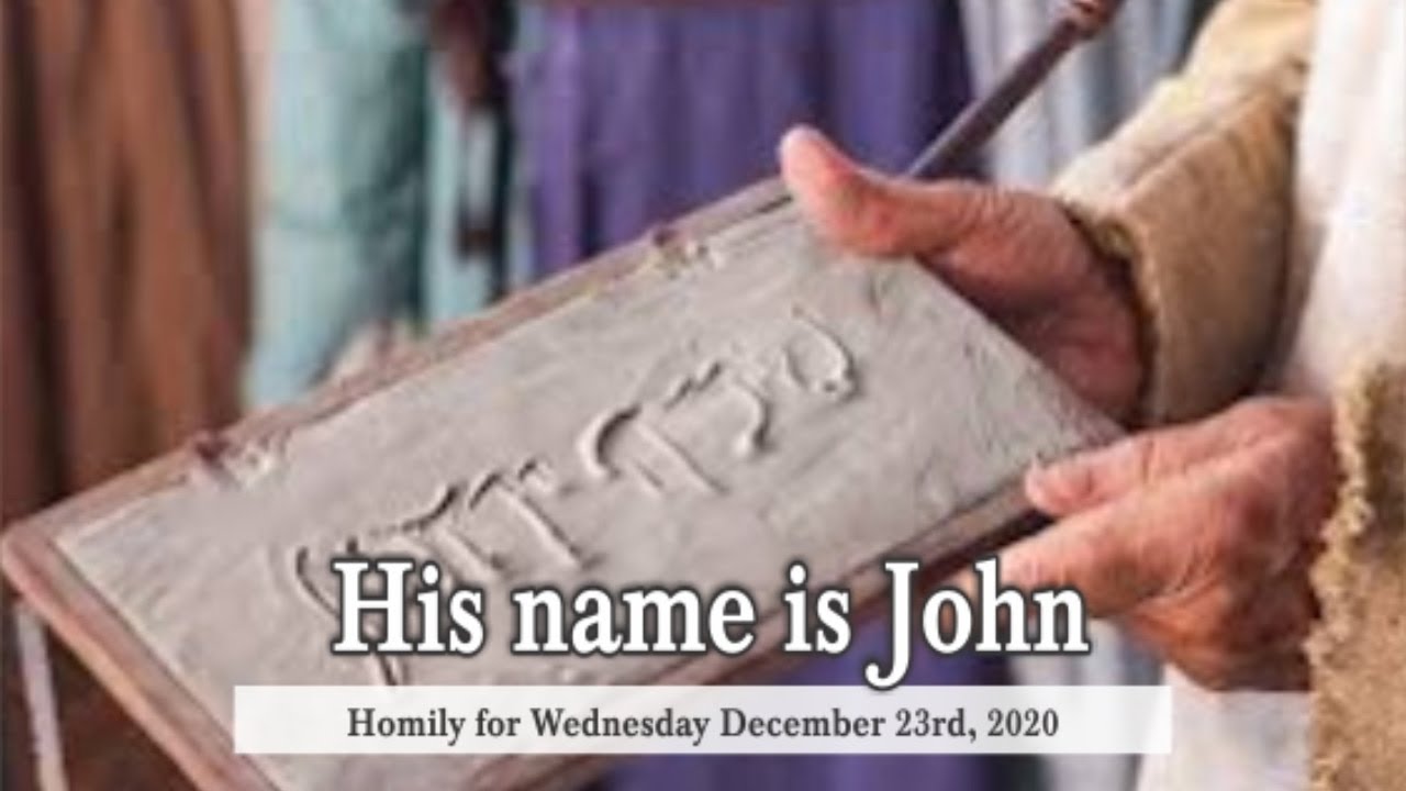 Holy Mass for Wednesday 23rd December 2020 - YouTube