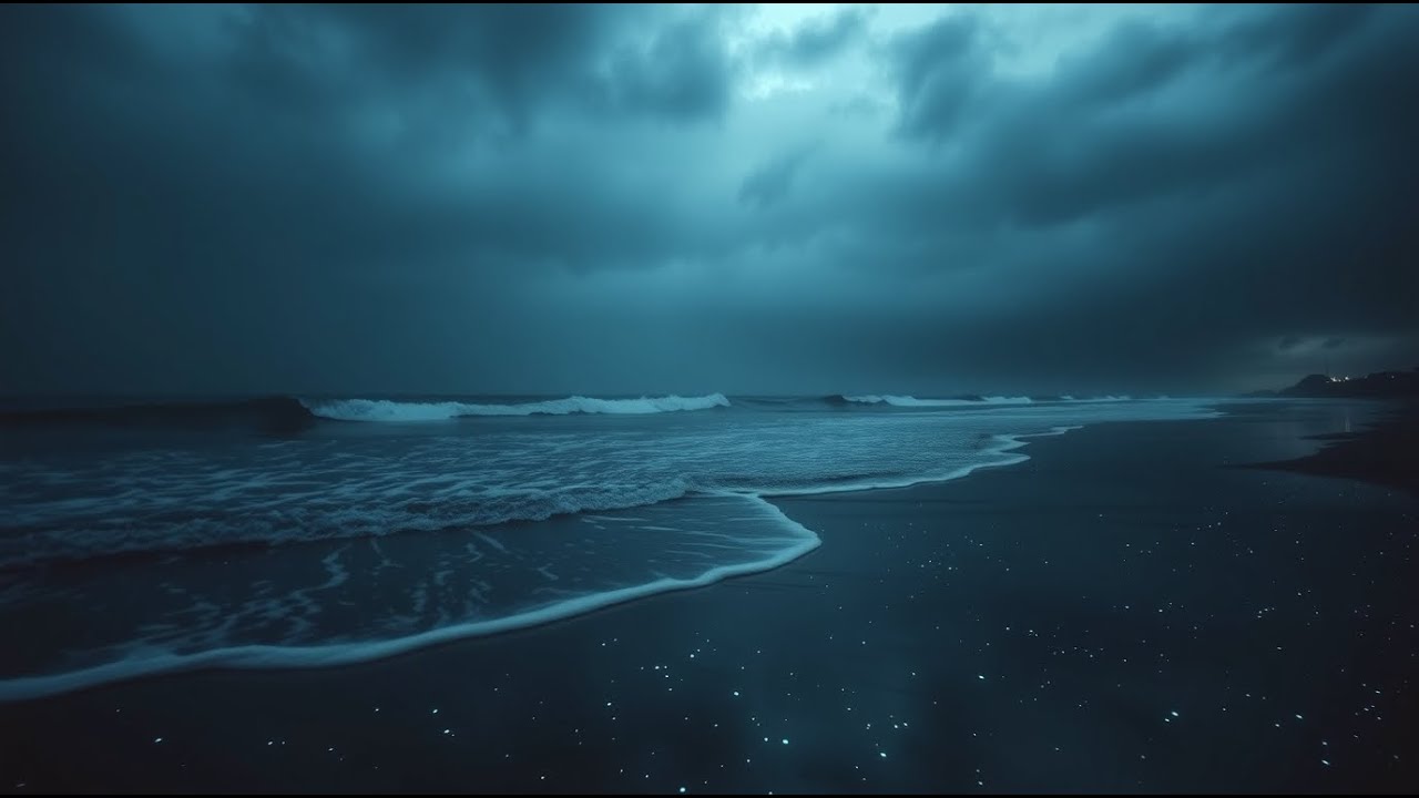 10 Hours Deep Sleep Celestial Tide | Ocean Waves for Peaceful Nights ...