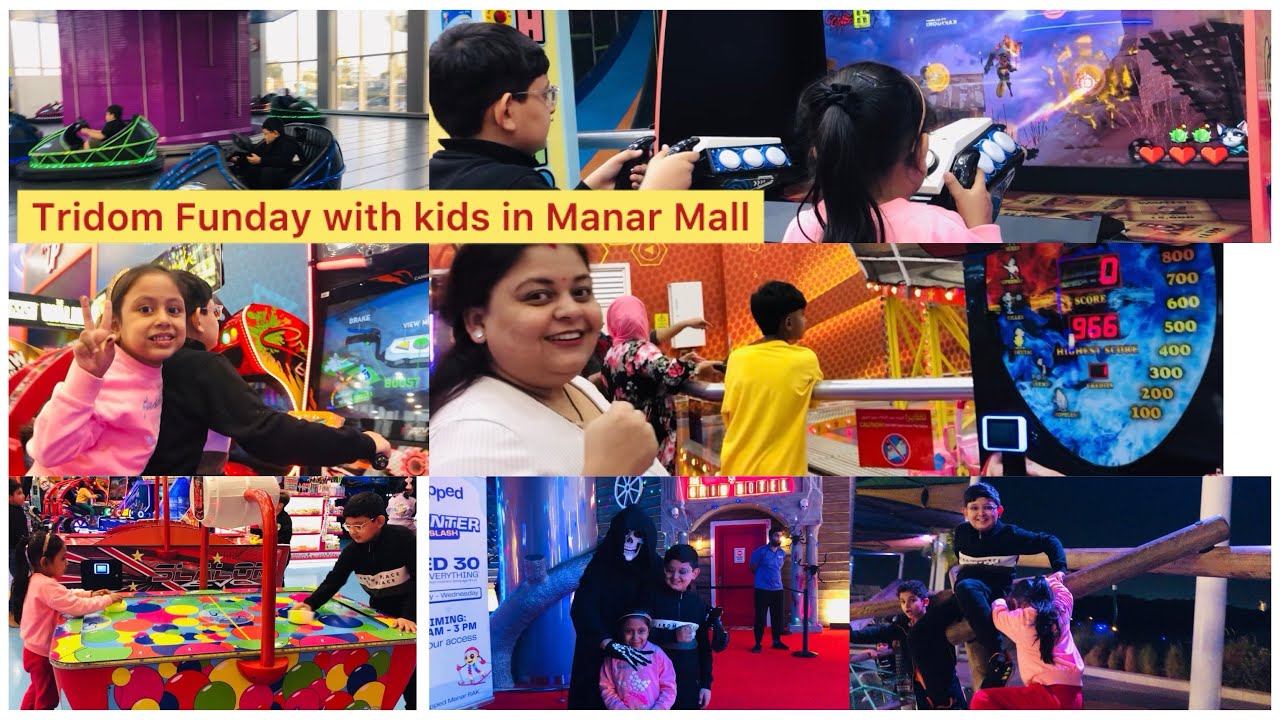 Tridom fun time with kids(full masti)||Manar Mall ||@KalpanaGiri-ih8lf ...