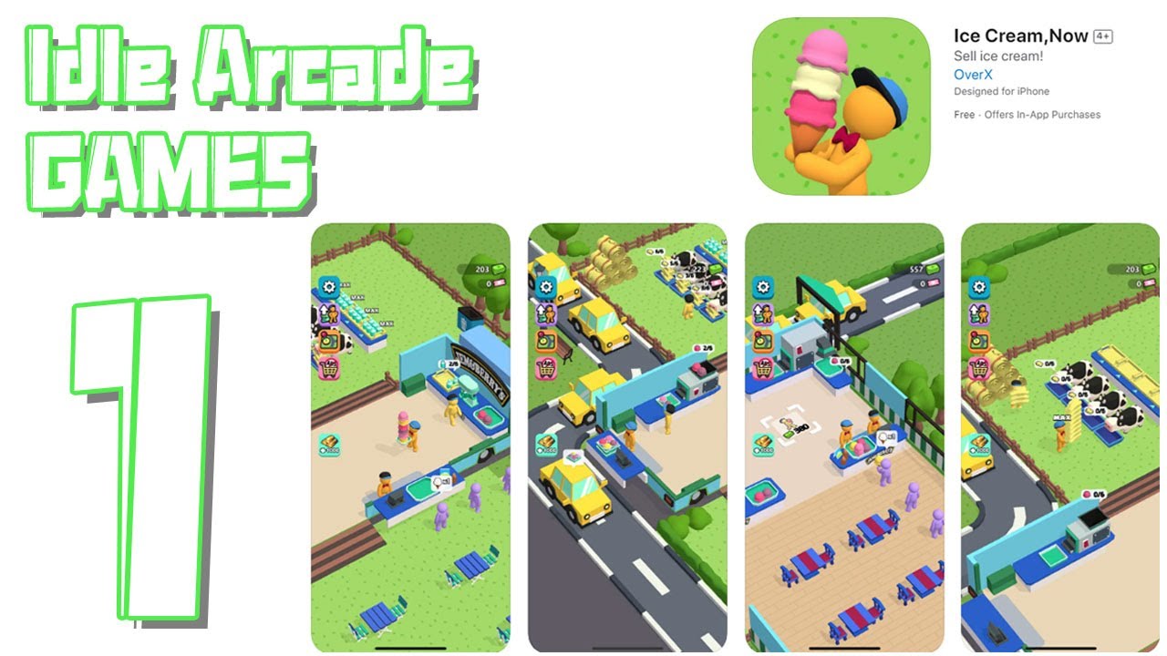 NEW Idle-Arcade Game Ideas Level-1-2024 | Ice Cream,Now - YouTube