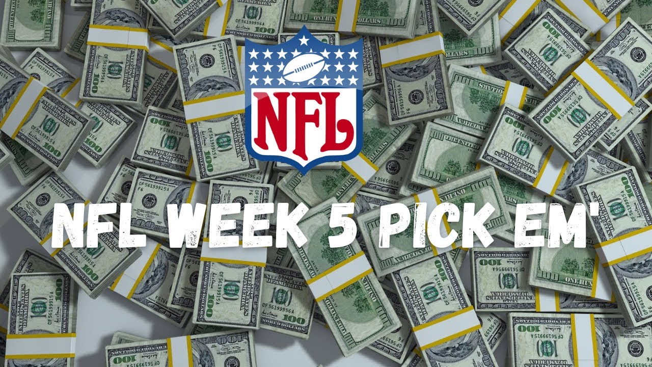 NFL WEEK 5 PICK EM' BEST BETS!! - YouTube