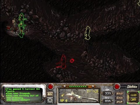 Ronn's Fallout 2 RP Game Clips - #533 Mid Map Fight 47 - Battle with ...
