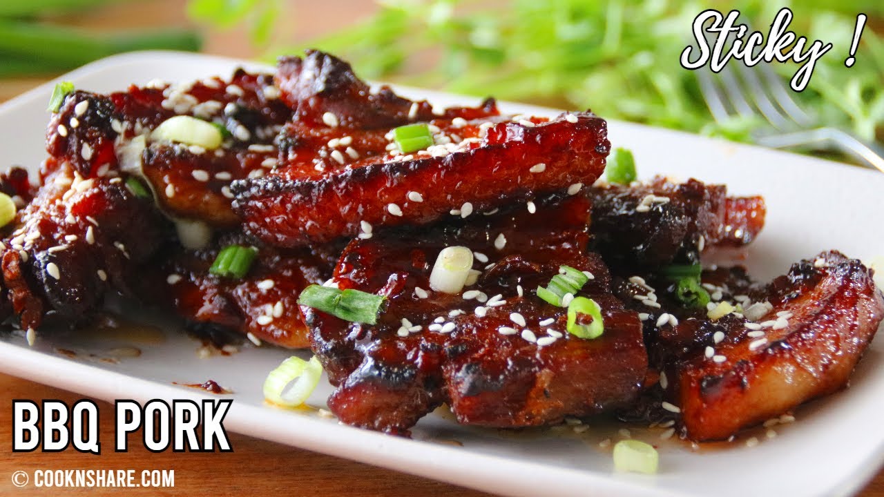 Sticky Barbecue Style Pork Recipe in 30 Minutes - YouTube