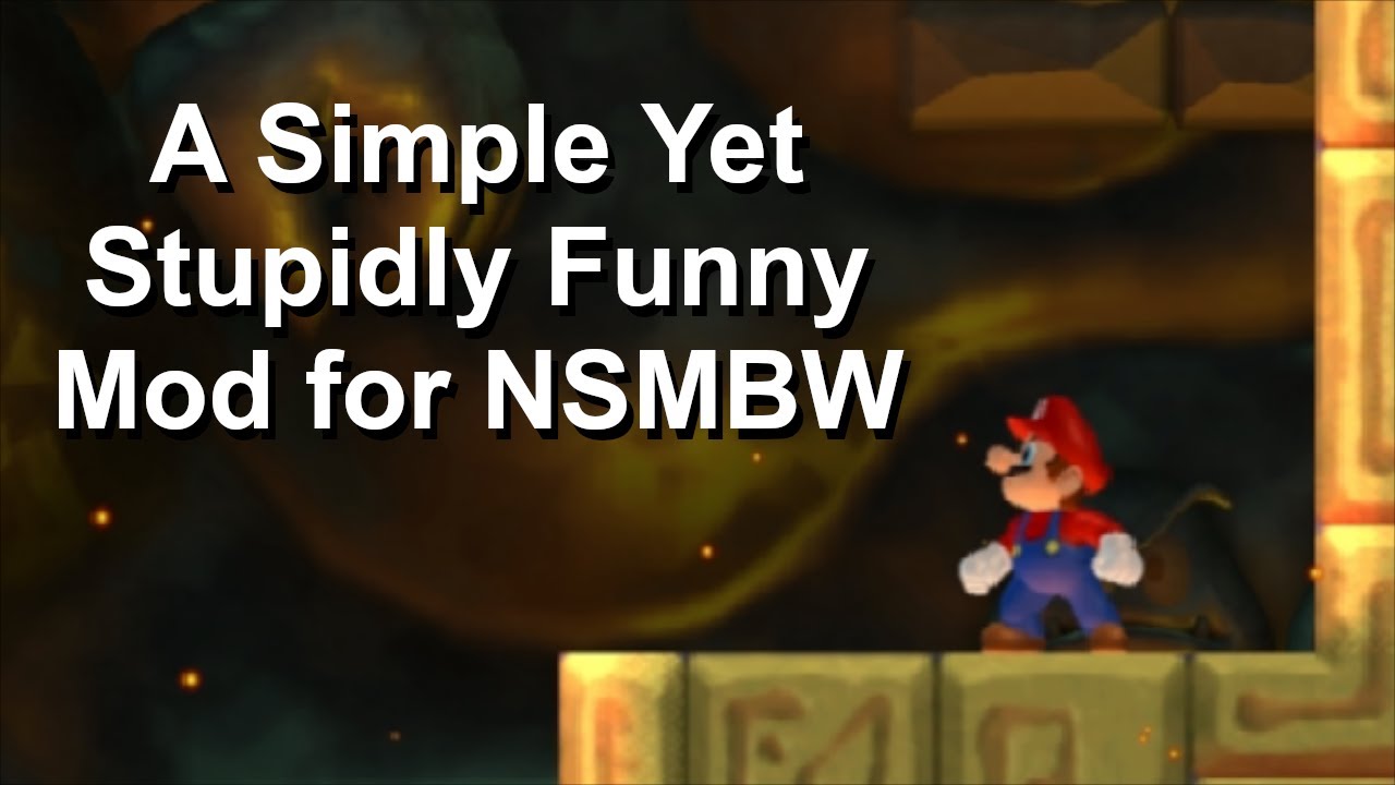A Simple Yet Stupidly Funny Mod for NSMBW - YouTube
