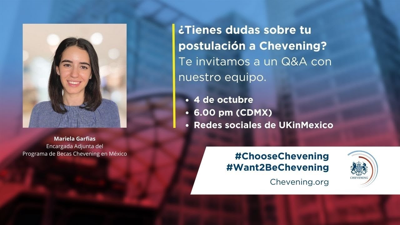 Live Q&A, Programa de Becas Chevening - YouTube