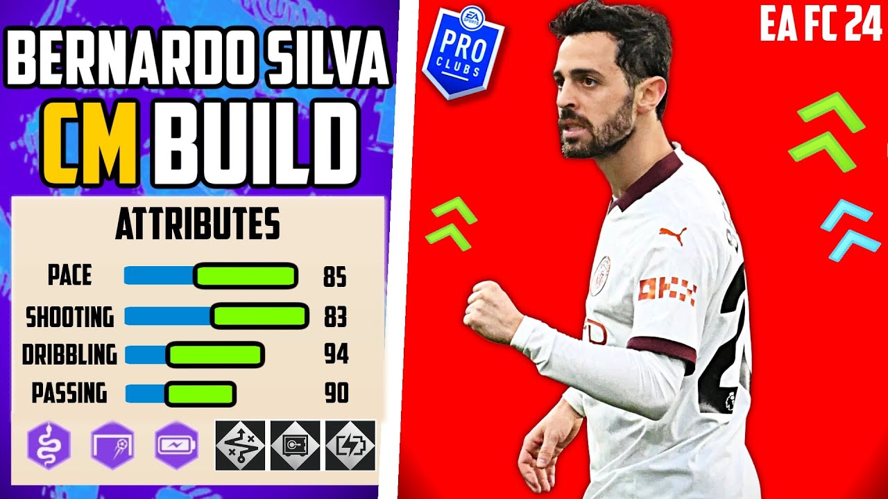 BEST *MAESTRO* CM BOX TO BOX BERNARDO SILVA BUILD EA FC 24 Pro Clubs ...