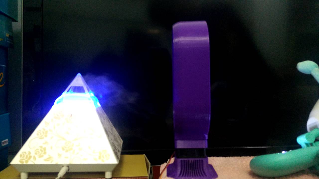 3d printed bladeless fan (with 50mm computer fan) - YouTube