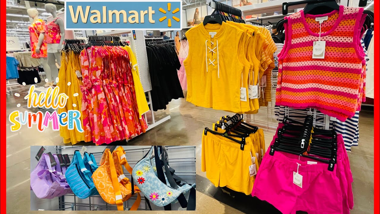 WALMART SHOPPING ️ SUMMER CLOTHING AND HANDBAGS NEW COLLECTION - YouTube