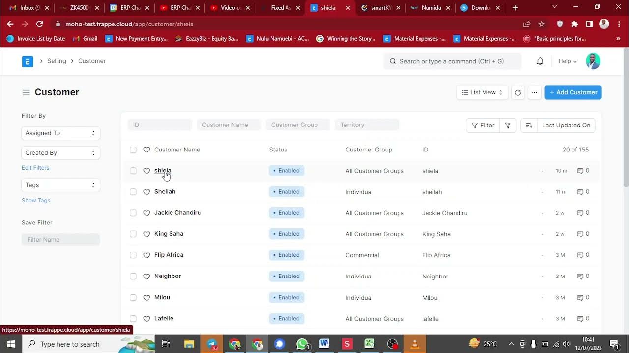 Merge duplicate customer names in ERPNext - YouTube