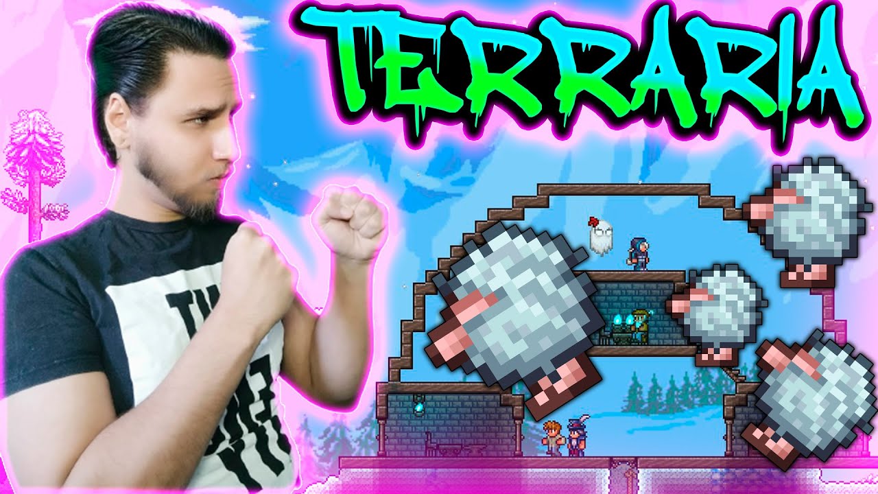 caçando flinx no Terraria! #terraria #construction - YouTube