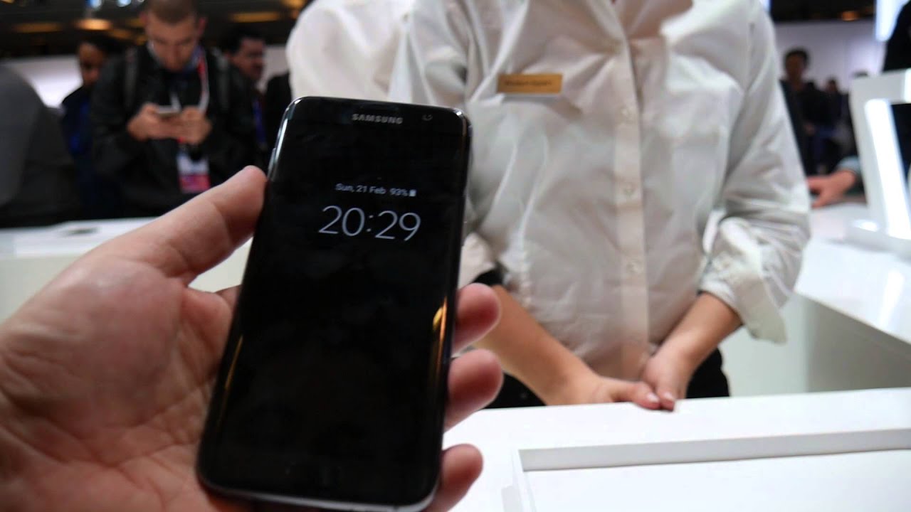 Samsung Galaxy S7 edge Hands-On (MWC2016) - YouTube