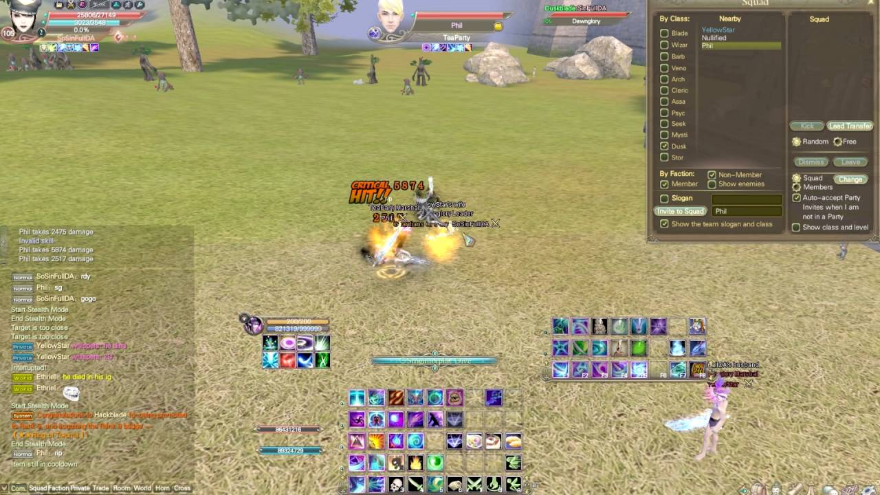 Perfect World Stars Duskblade 1v1s and more - YouTube