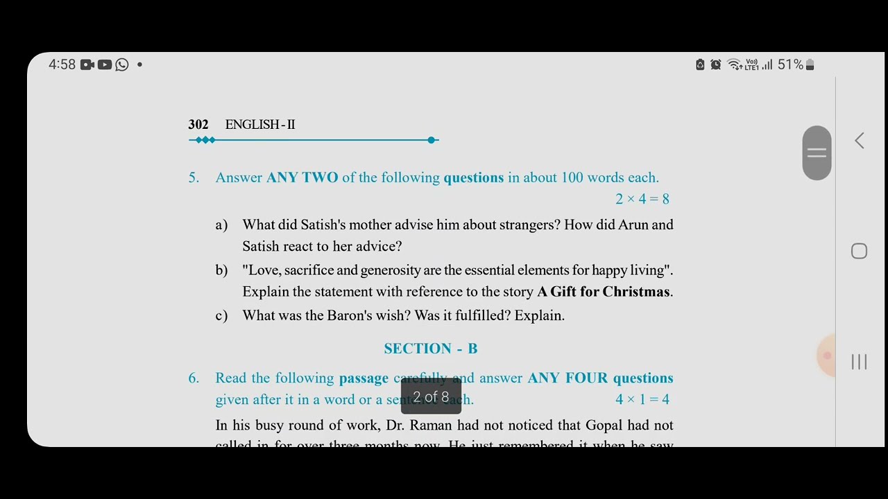 TS inter 2nd year 2023 English model question paper 2023 IPE # ...