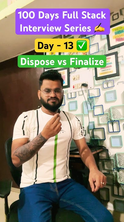 Day13 Full Stack Interview Differences Between Dispose And Finalize Shorts Coding Csharp