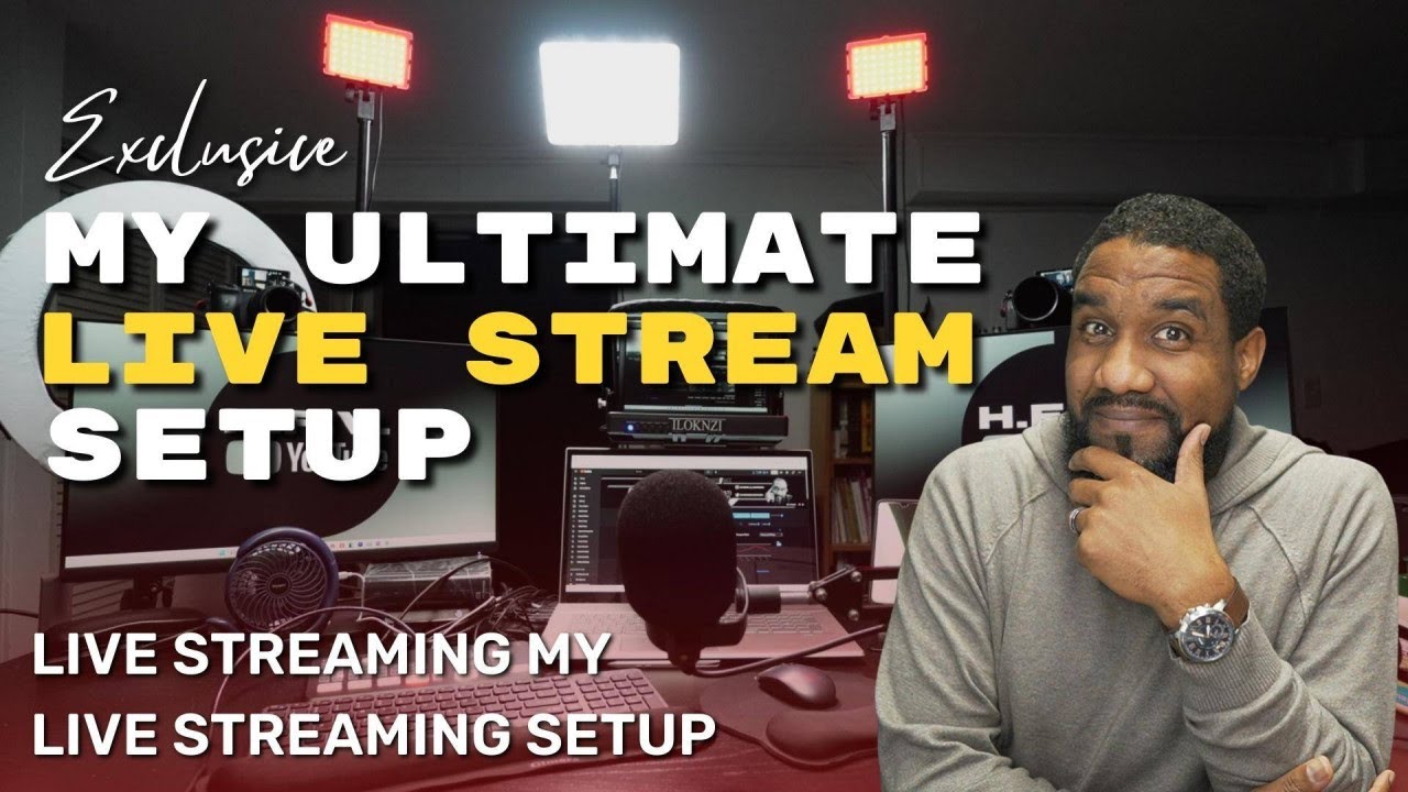 My Ultimate Live Stream Setup with Multicam, Atem Mini, Zoom Podtrak P8 ...