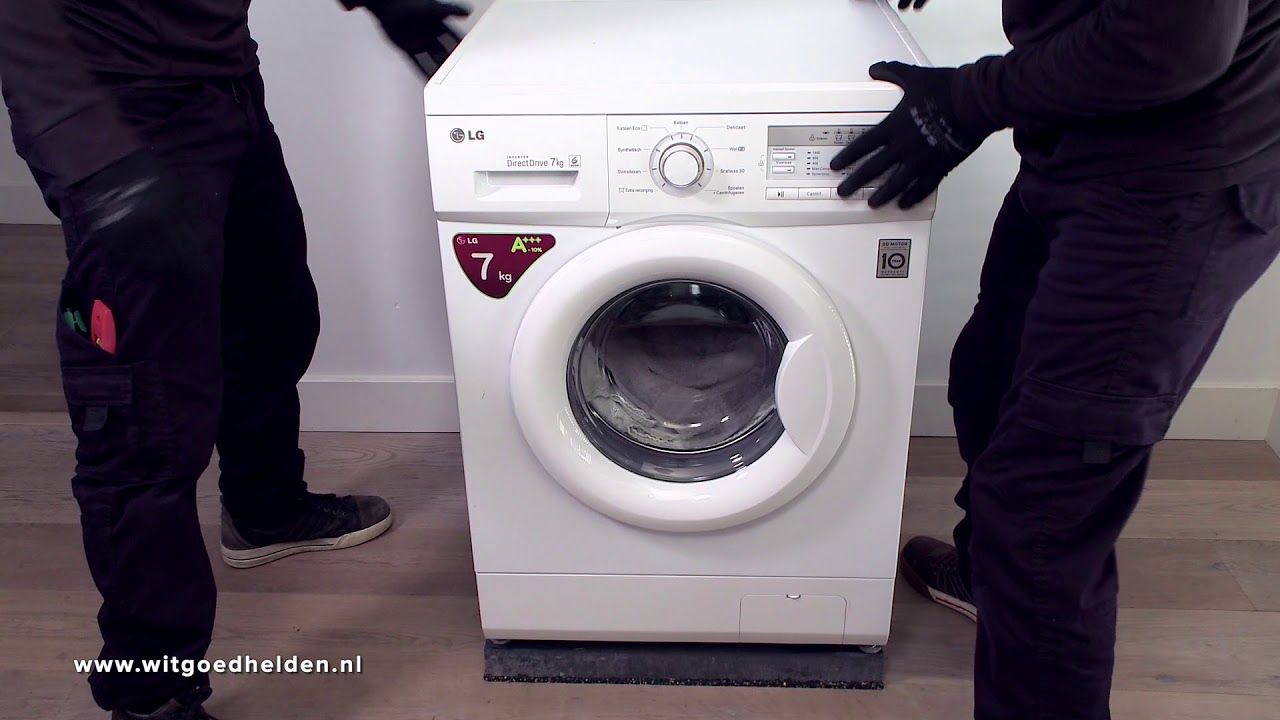Wasmachine anti tril gewicht - Witgoedhelden - YouTube