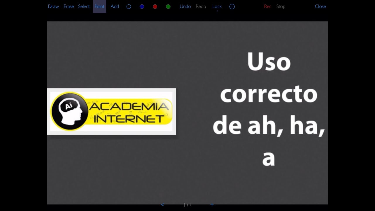 Uso correcto de ha, ah, a - YouTube