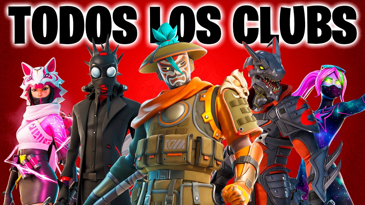 🤯Así son TODAS las 45 SKINS del CLUB de FORTNITE por ORDEN🤯 - YouTube