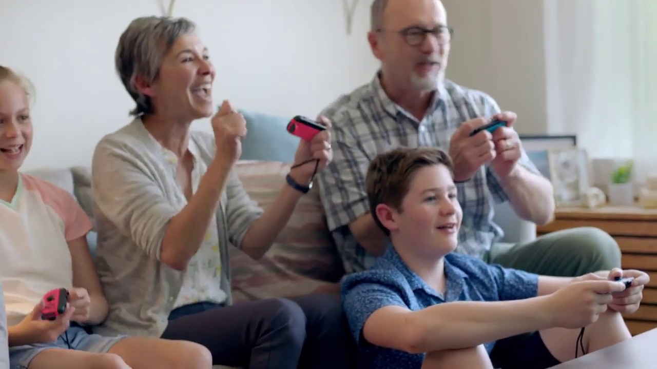 Nintendo Switch commercial system cm tvcm For the Family that Plays ...