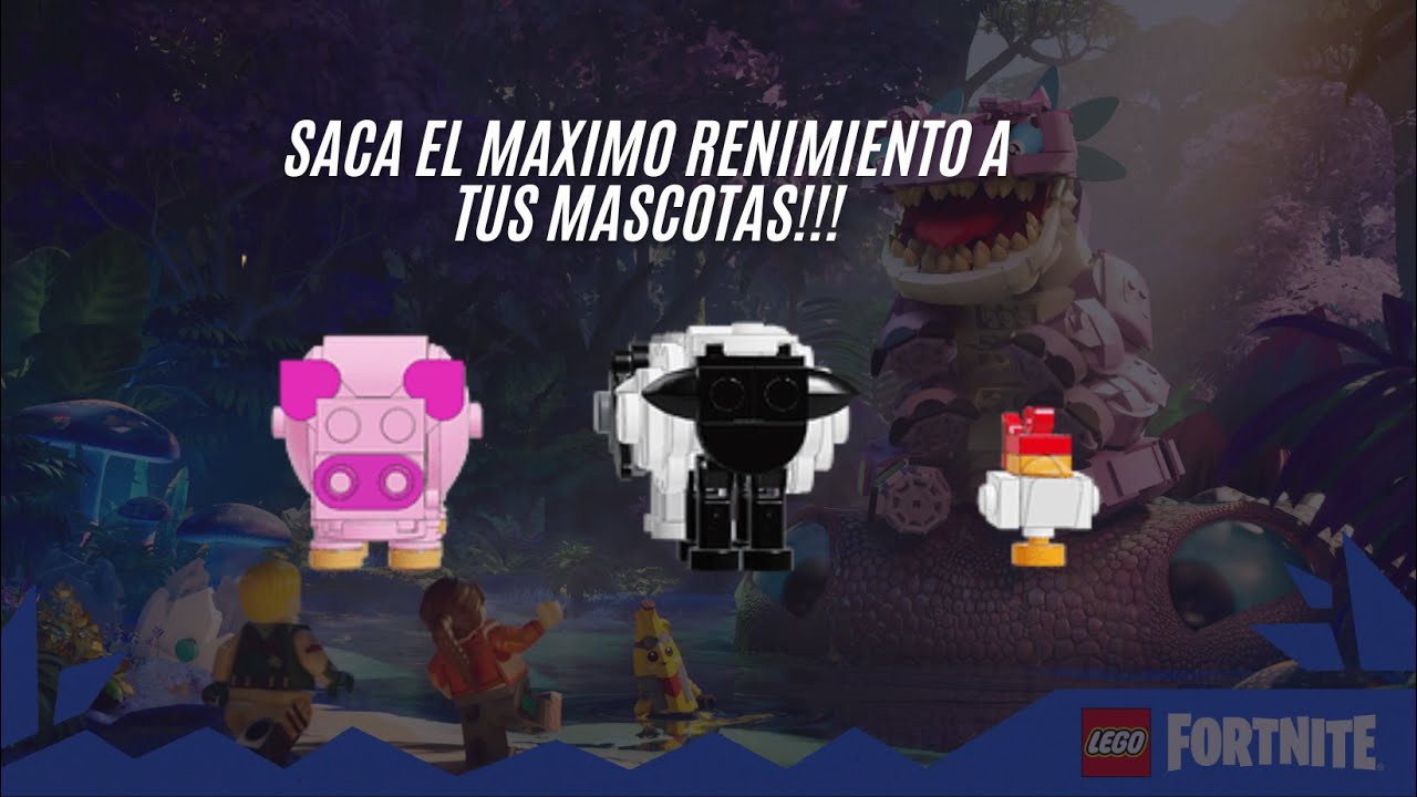 Saca MÁXIMO provecho a tus MASCOTAS, Lego Fortnite - YouTube