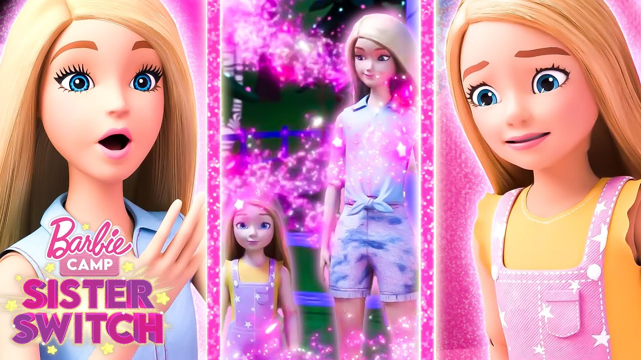 Barbie y Chelsea intercambian cuerpos! | Barbie Camp Sister Switch ...