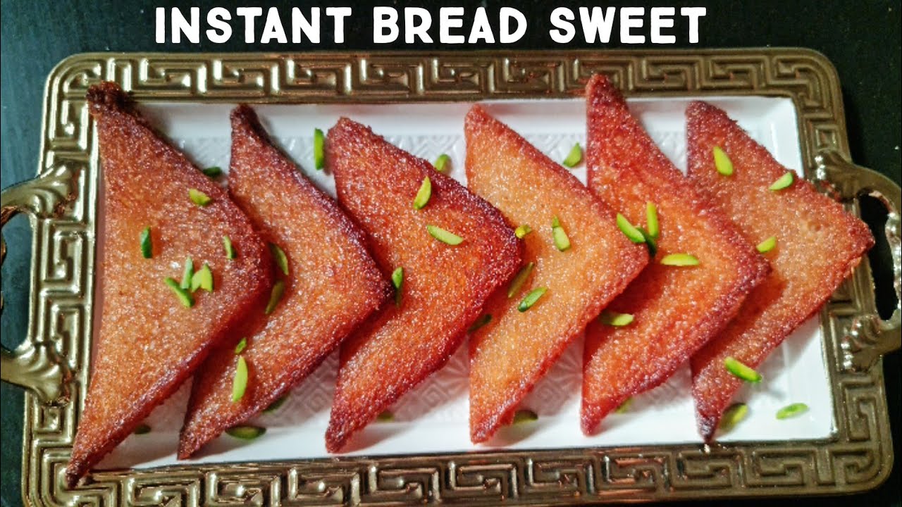 Instant Bread Sweet|Bread Kaja|Sweet Recipe|Recipe in Tamil|English ...