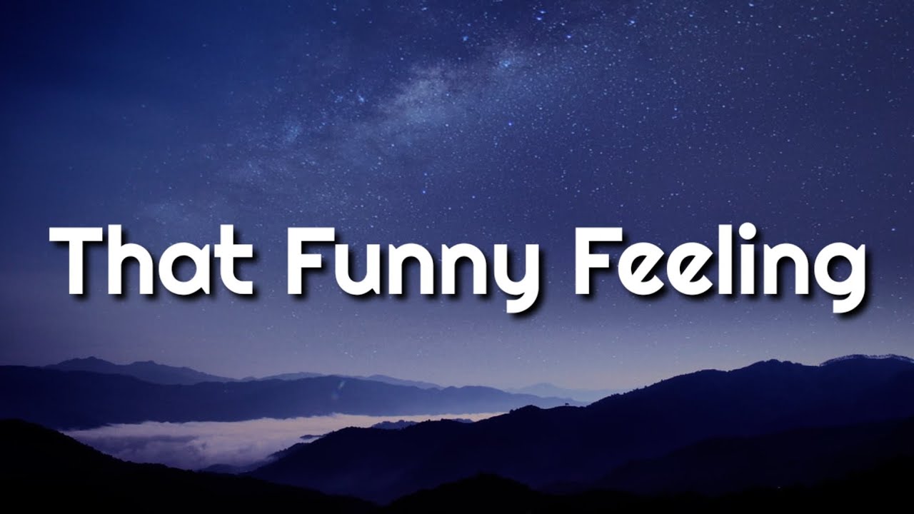 Bo Burnham - That Funny Feeling (Lyrics) - YouTube
