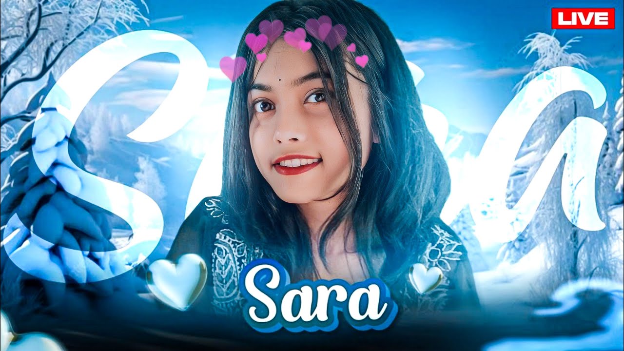 Night Chill Stream W Sara🎮 | BGMI W Sara Is Live | #bgmilive #girlgamer - YouTube