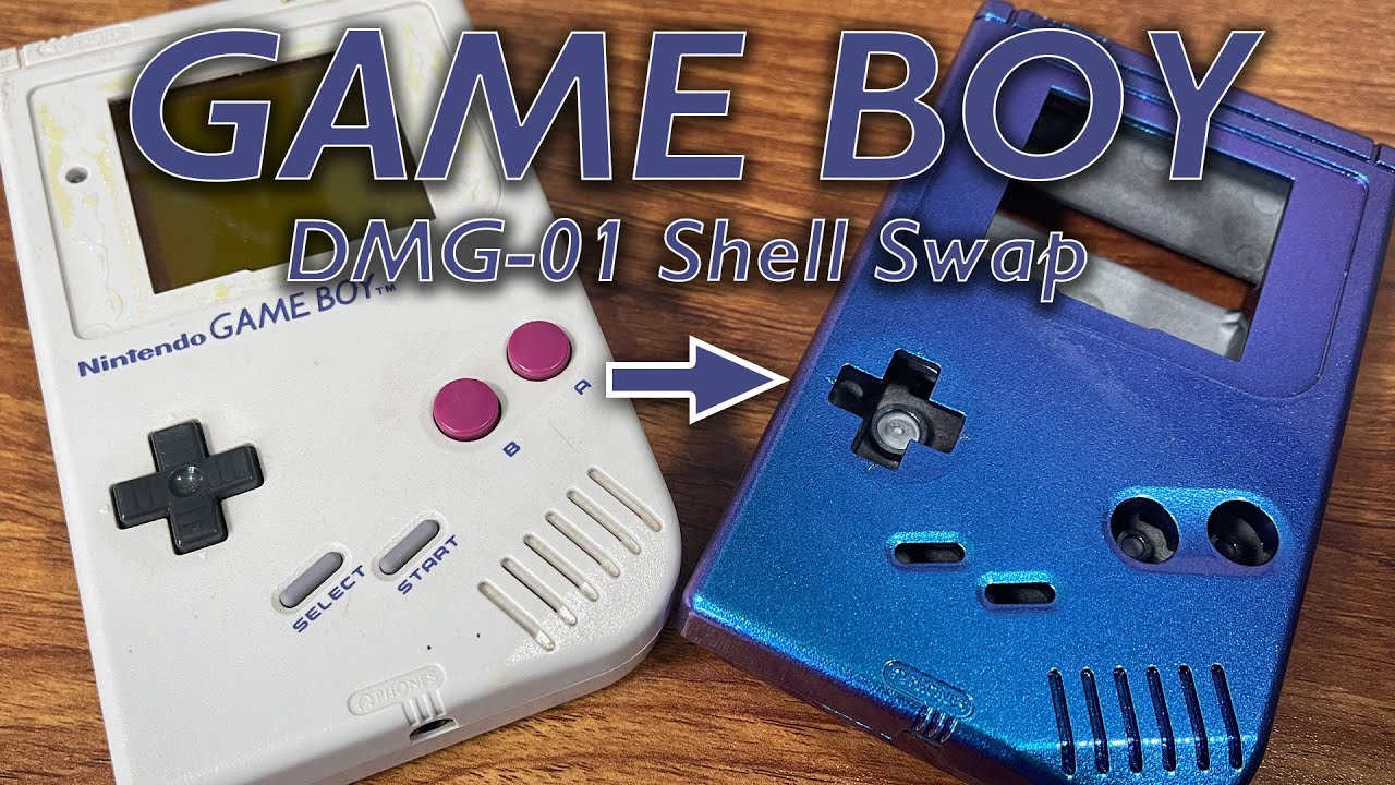 Original Game Boy (DMG-01) Shell Replacement - YouTube