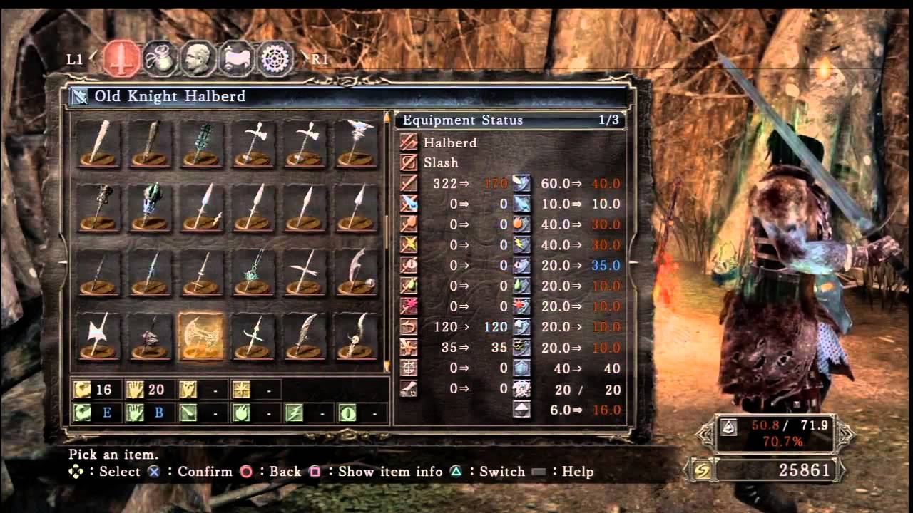 Dark Souls II NG Blind Part 99 Text commentary Farming Milfanito Crows ...