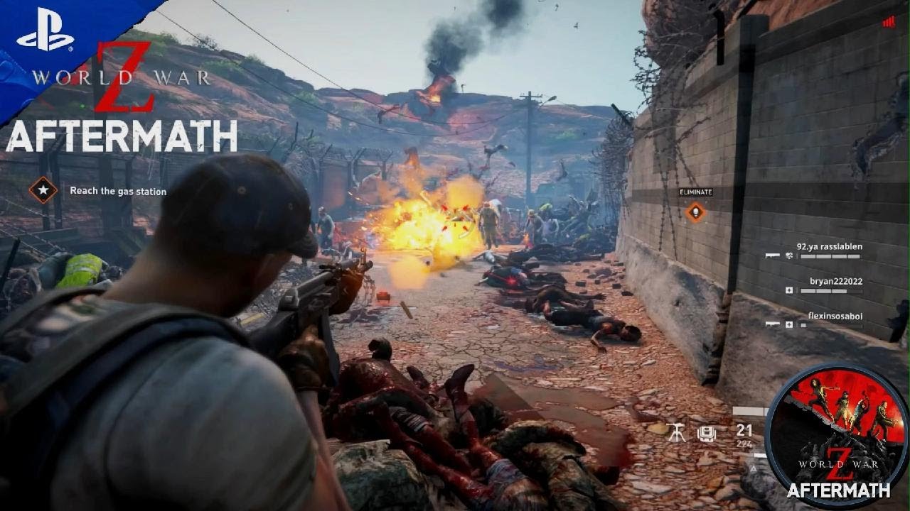 World War Z Aftermath :Multiplayer Co-op Gameplay - YouTube
