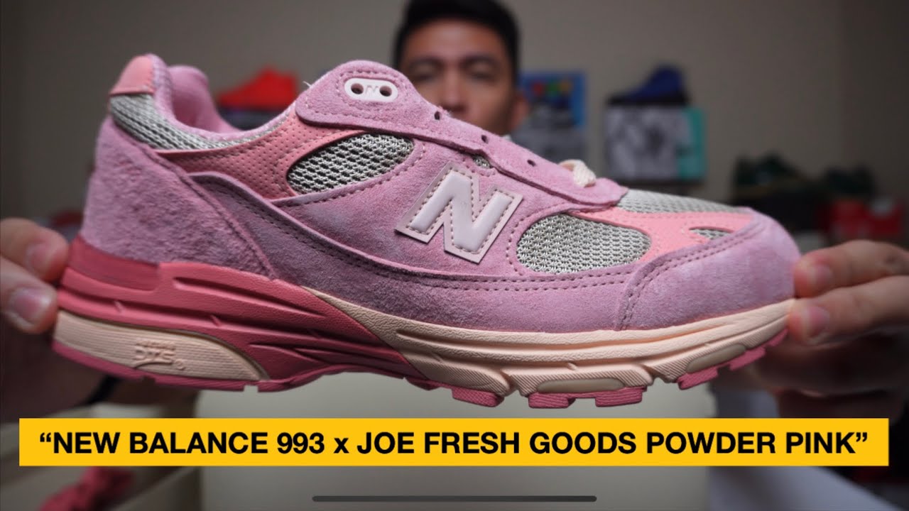 NEW BALANCE x JOE FRESH GOODS POWDER PINK #quickunboxing #joefreshgoods ...