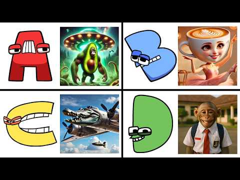 Italian Brainrot But Alphabet Lore All Seasons Comparison! (A-Z)