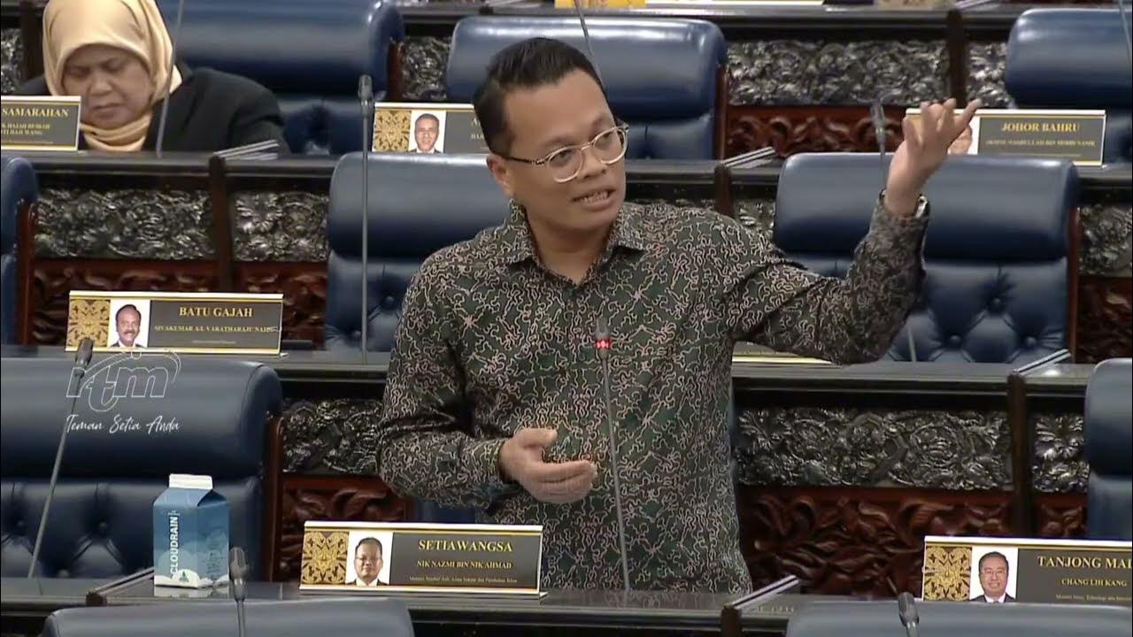 Menteri NRECC Nik Nazmi Menggulung Belanjawan 2024 Peringkat Jawatankuasa - YouTube