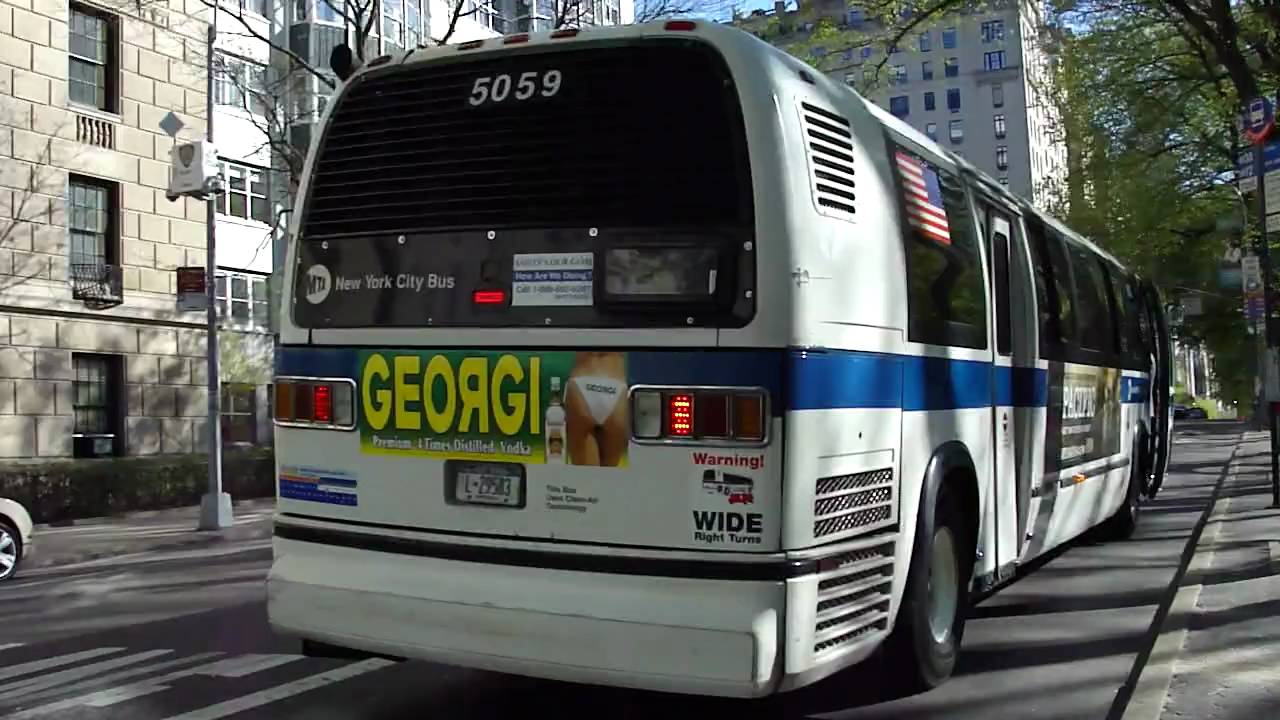 NYCTA : NovaBus RTS-06 5059 On The M30 @ 5th Avenue - YouTube