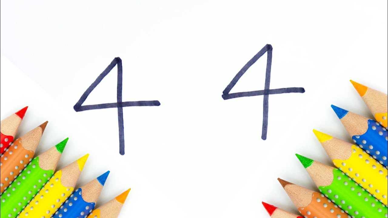 Trick Art ! How To Draw City House From 44 Number - Doodle Art on Paper ...