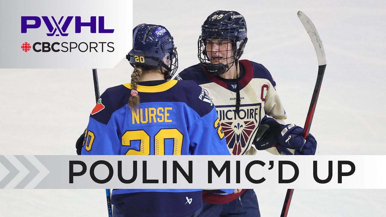 PWHL Mic'd Up: 'I like hugs but NOT here', Montreal Victoire's Marie ...