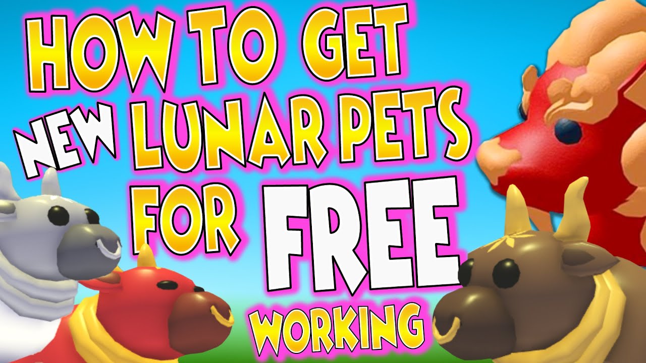 ^^ NEW UPDATE ^^ LUNAR NEW YEAR ^^ How to Get NEW ADOPT ME Lunar Pets ...