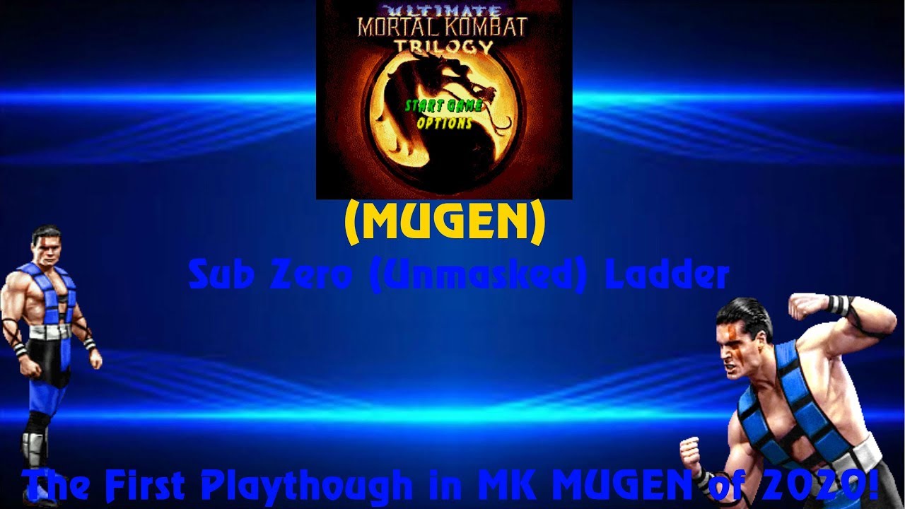 Ultimate Mortal Kombat Trilogy (MUGEN) Sub Zero (Unmasked) Ladder - YouTube